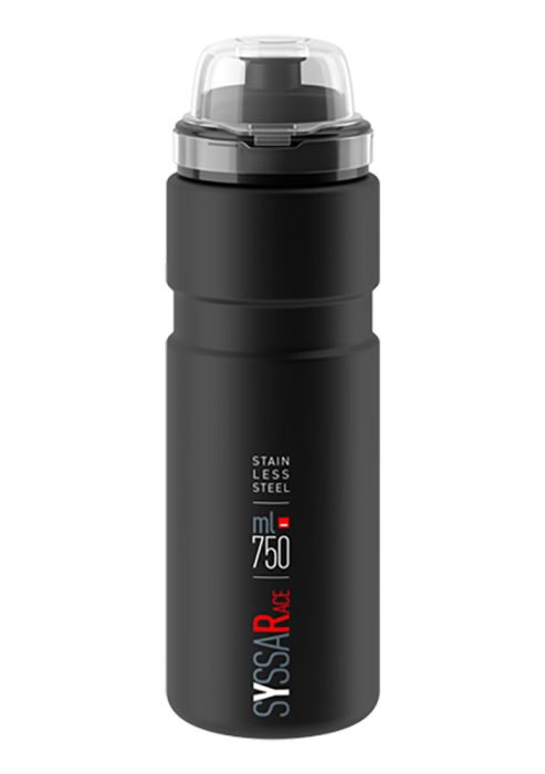 BIDON ELITE SYSSA RACE black glossy 750ml