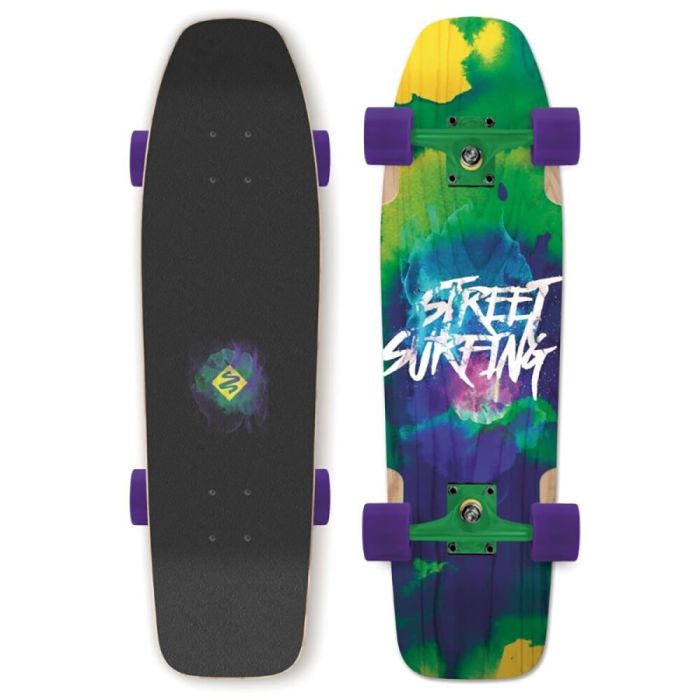 LONGBOARD STREET SURFING DOUBLE KICK FREERIDE road blast