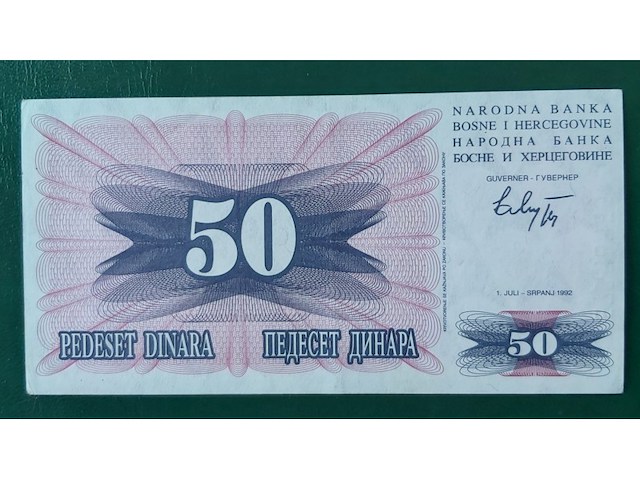 BIH 50 DINARA 1992