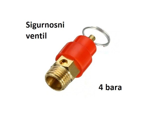 Sigurnosni ventil kompresora - 4bar - 1/4`