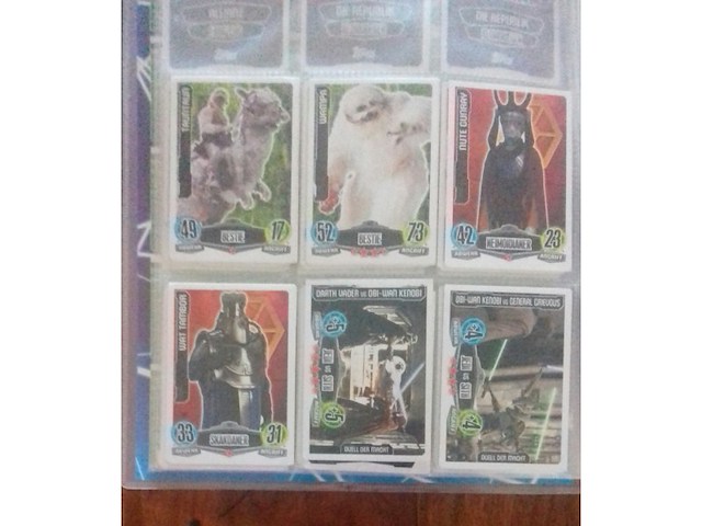 STAR WARS Force Attax  KARTE 100 komada