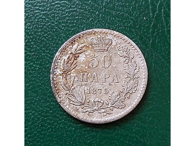 50 PARA 1875 srebro
