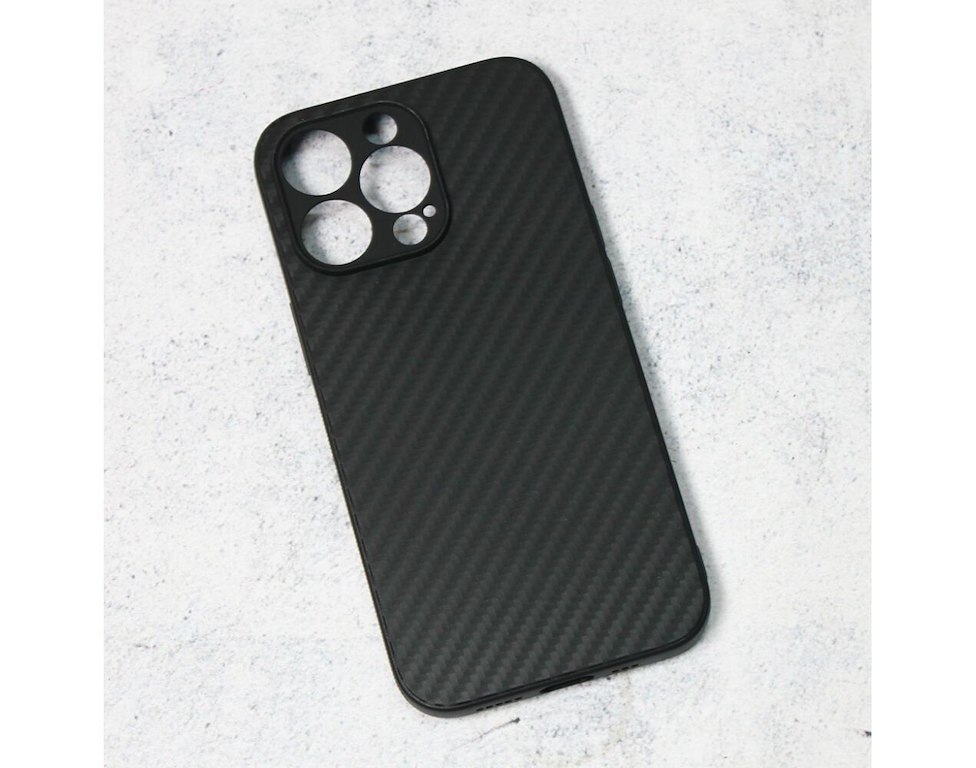 Futrola Carbon fiber - iPhone 13 Pro crna