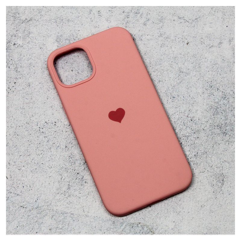 Maskica Heart za iPhone 13 6.1 roze