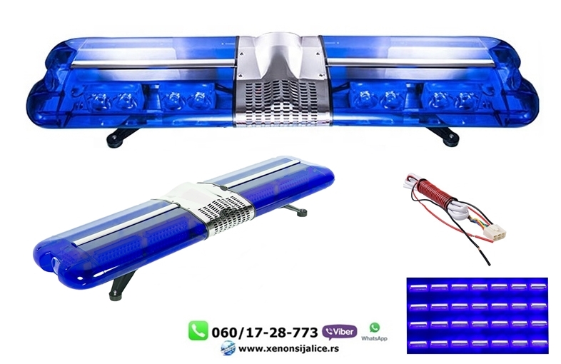 LED ROTACIJA NA MAGNET LED BAR PLAVA 120CM X 32CM