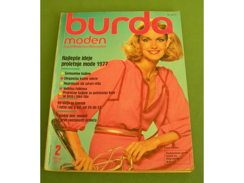 Burda, februar 1977.