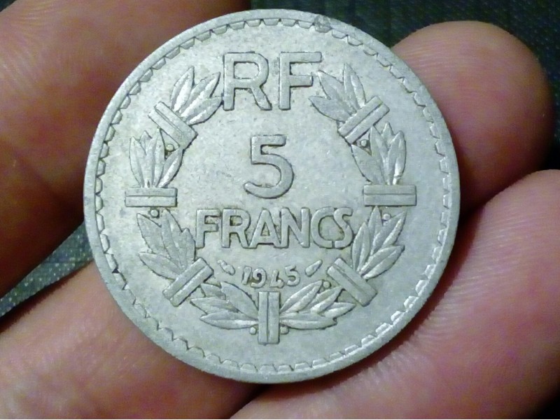 Francuska, 5 franaka 1945