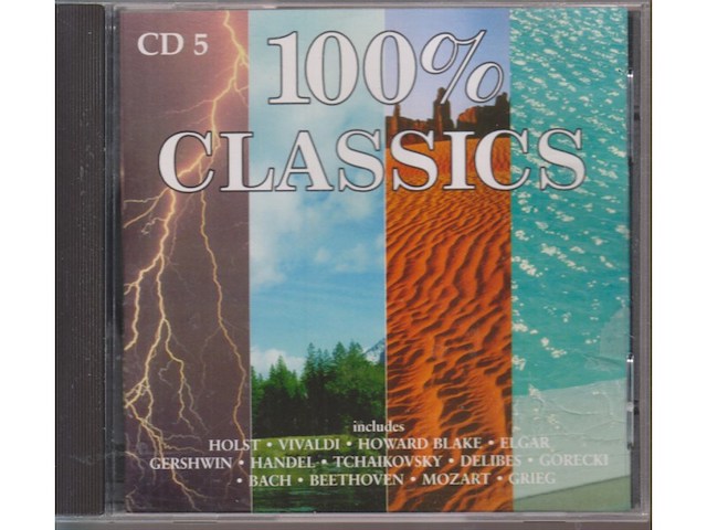 cd 5 1OO% CLASSICS Holst Vivaldi Howard Blake