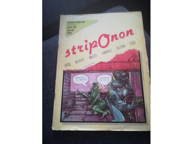 Strip Qnon,  januar 1988 (retko)