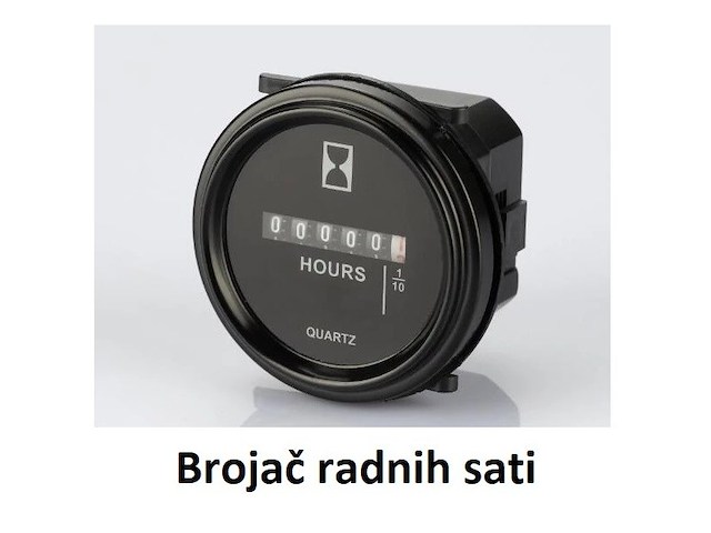 Brojac radnih sati - 9V - 80V - AC-DC