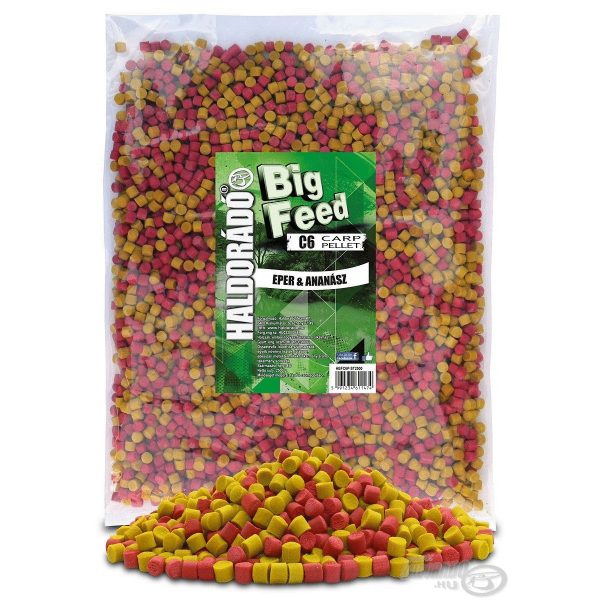 HALDORÁDÓ Big Feed – C6 Pellet – Jagoda i Ananas 700g