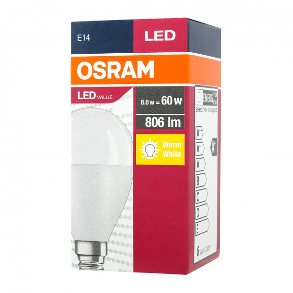 OSRAM E14 7.5W (60W) 2.7K