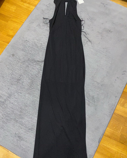 Breska crna duga haljina