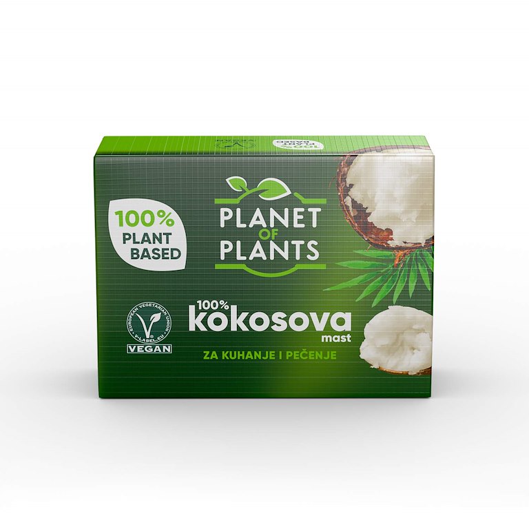 Planet of plants mast kokosova 100% 250g planet of plants
