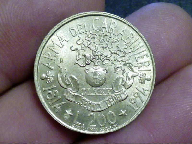 Italija, 200 lira 1994, jubilarac