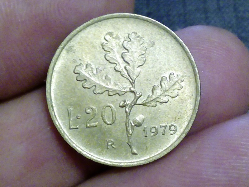 Italija, 20 lira 1979