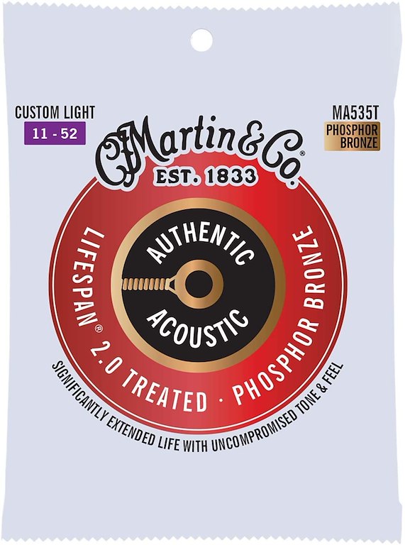 Martin MA535T žice za akustičnu gitaru 011 Phosphor Bronze