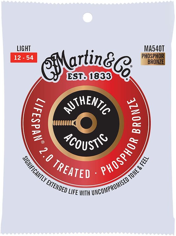 Martin MA540T žice za akustičnu gitaru 012 Phosphor Bronze