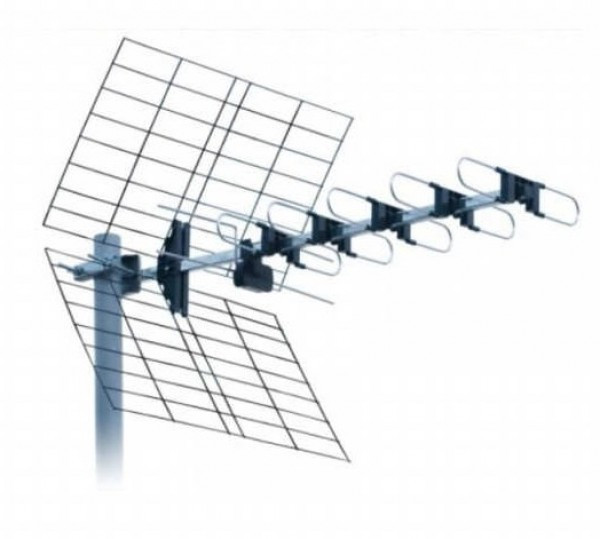 Antena DTX-22F Spoljna 22 elementa, F/B ratio 28db, duina 81cm UHF/VHF/DVB-T2