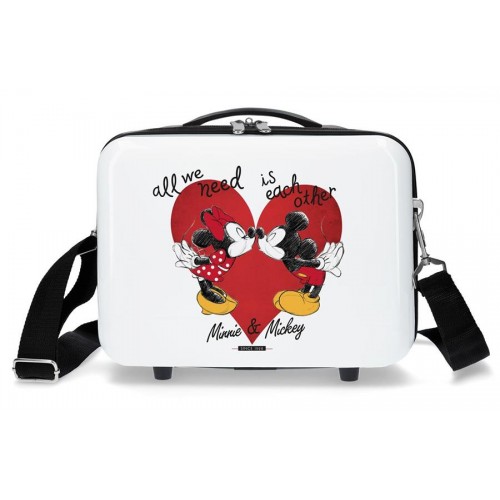 Beauty case ABS Minnie & Mickey Love