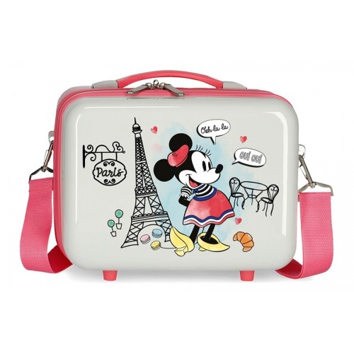 Beauty case ABS Minnie around the world Paris