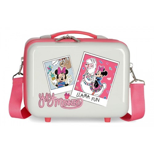 Beauty case ABS Minnie around the world lama fun