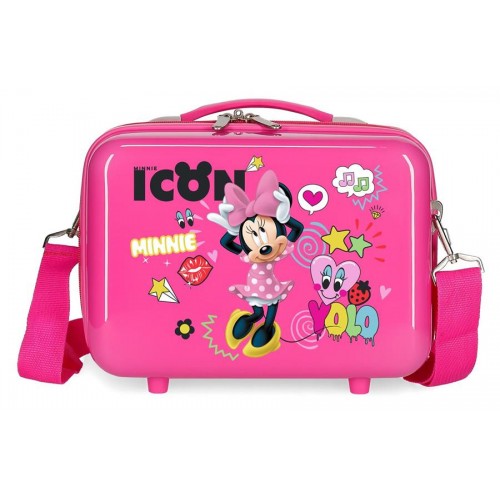 Beauty case ABS Minnie pink