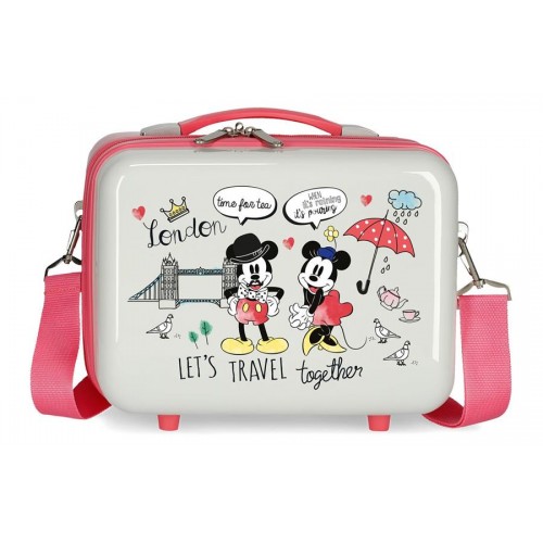 Beauty case ABS Minnie around the world London