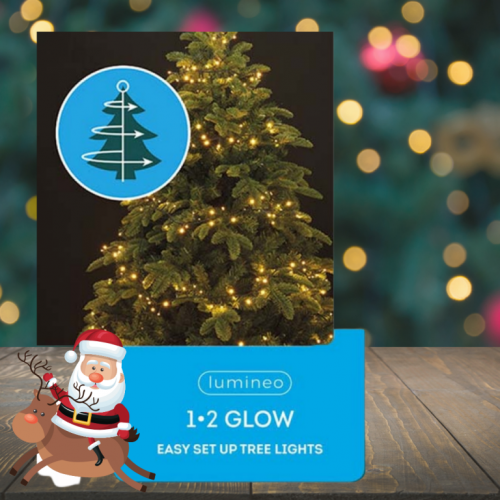 Novogodišnja LED rasveta za jelku 240cm-880L Toplo bela Lumineo 1-2 Glow