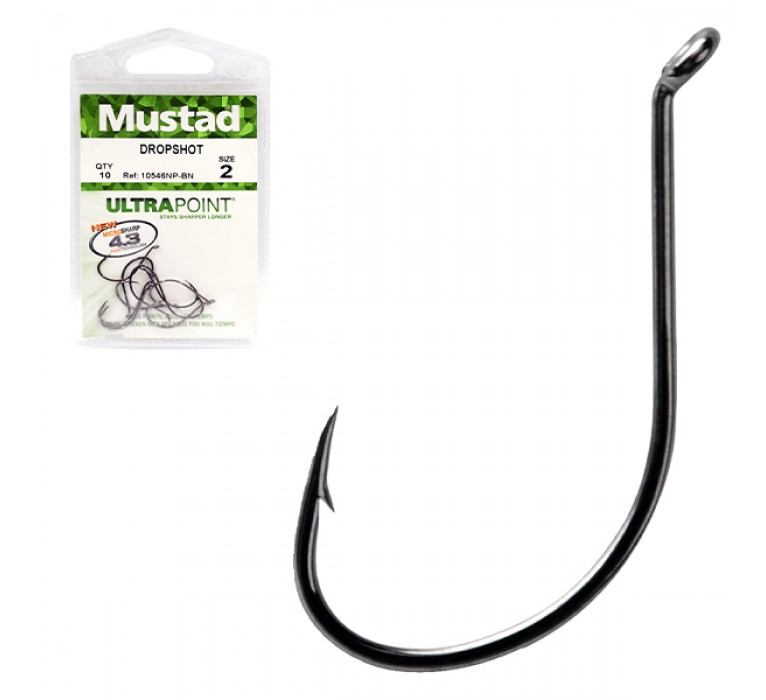 Mustad 10546NP-BN Dropshot Hooks