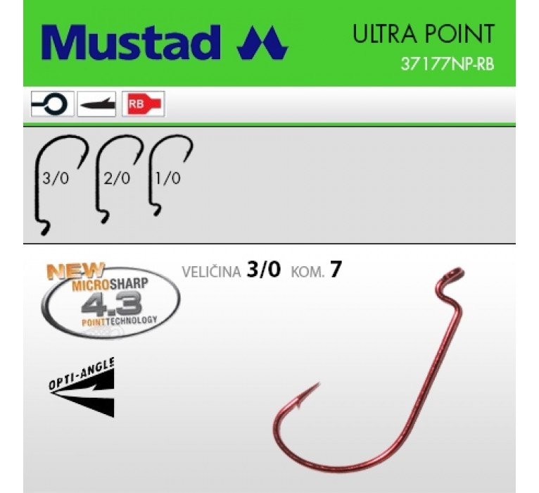 Mustad 37177NP-RB