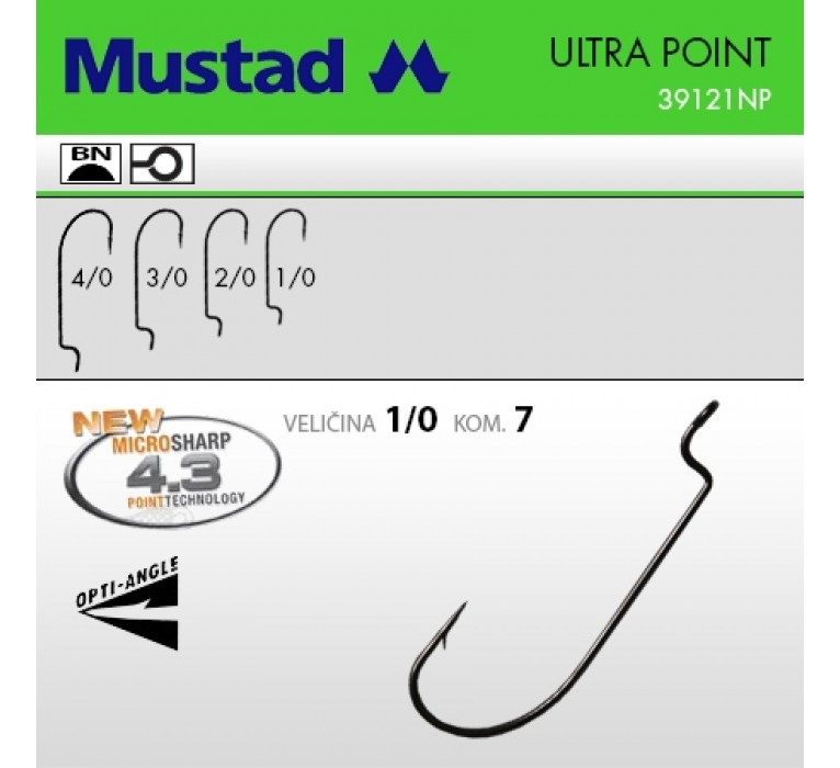 Mustad 39121NP-BN