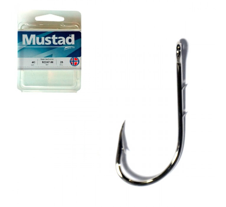 MUSTAD 92247-NI BAITHOLDER HOOKS 25 KOM.