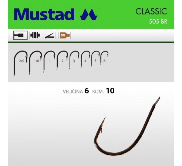 Mustad Classic 505BR