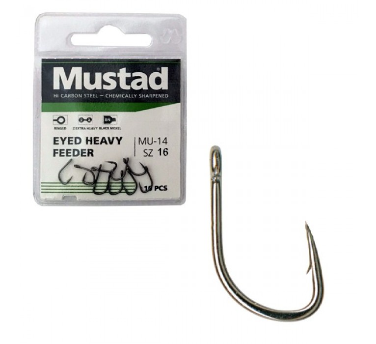 Mustad MU14-60333NP-BN Eyed Heavy Feeder