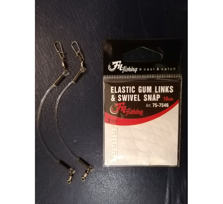 Filfishing Elastic Gum Links&Swivel Snap