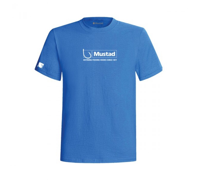 MUSTAD T-SHIRT-BLUE