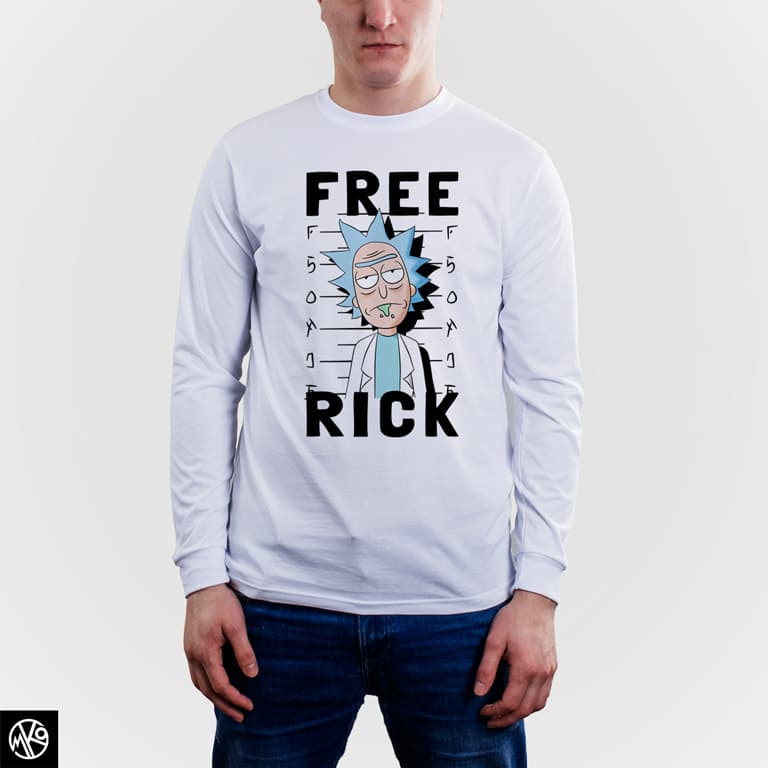 Free Rick majica dugi rukav