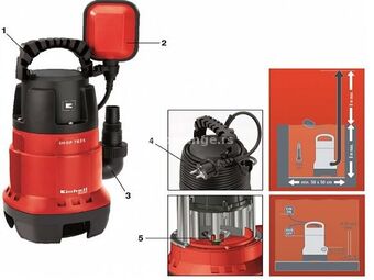 Einhell potopna pumpa GH-DP 7835