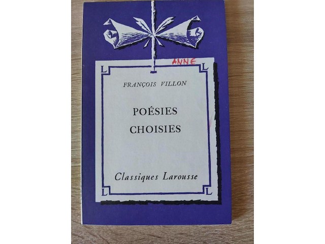 Fransoa Vijon, Poesies choisies