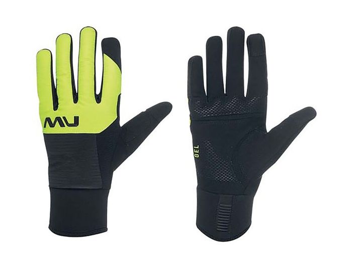 RUKAVICE NORTHWAVE FAST GEL black-yellow fluo