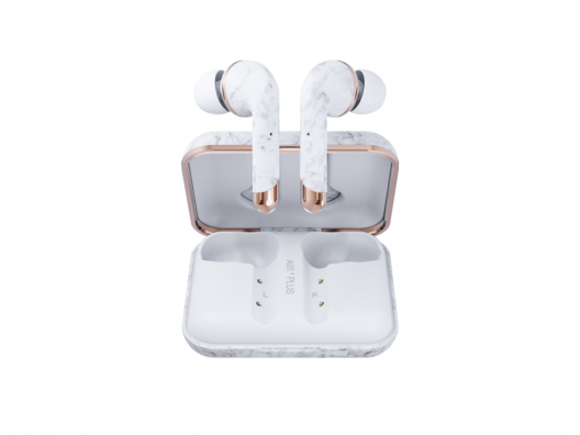 Slušalice HAPPY PLUGS Air 1 Plus/bežične BT/bubice/in ear/white marble