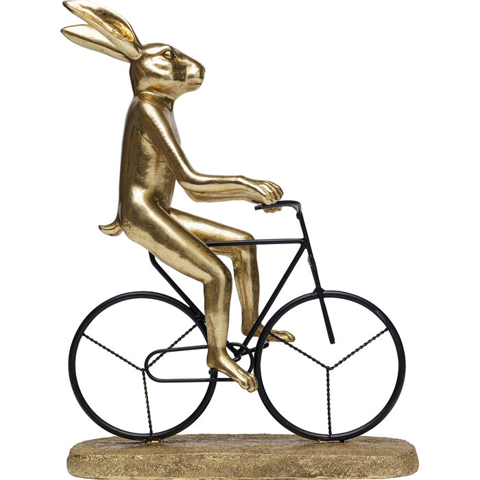 Deco Object Cyclist Rabbit 39cm