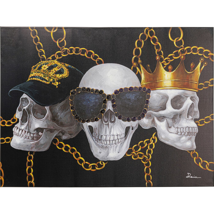 Canvas Picture Skull Gang 120x90cm