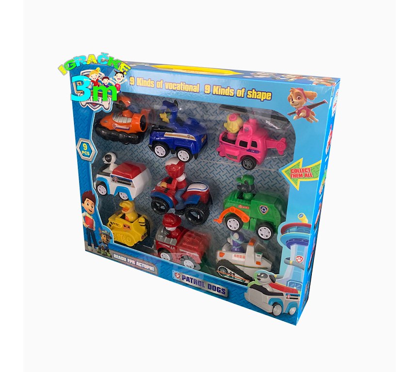 Patrolne Sape Set Od 9 Autica