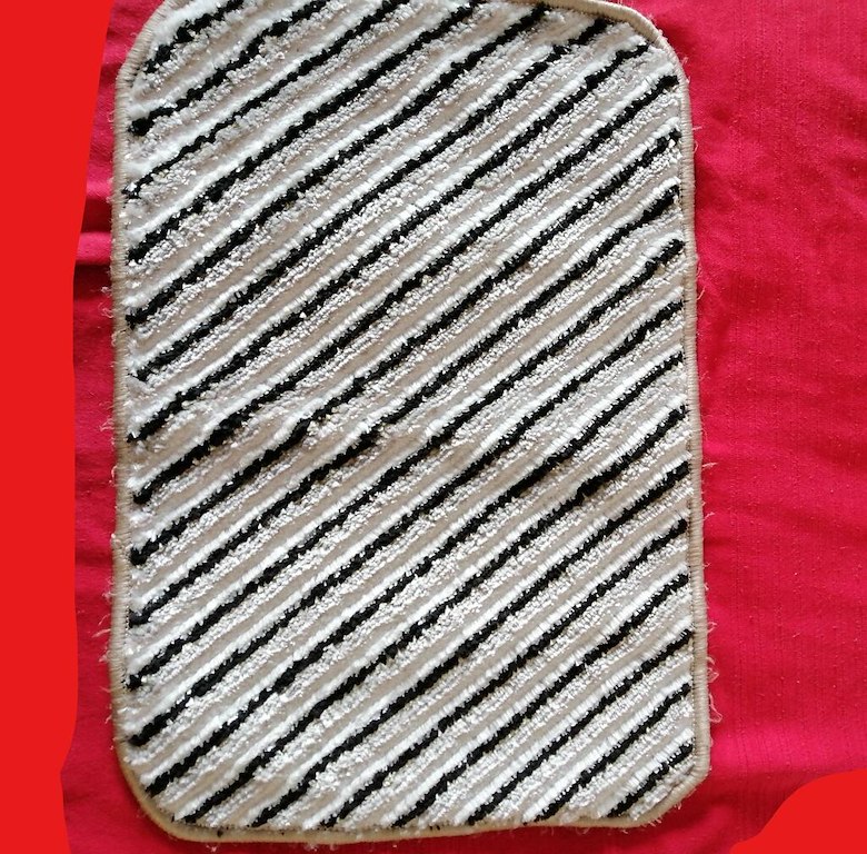 Staza/tepih nov 58x39 cm, braon-sive boje