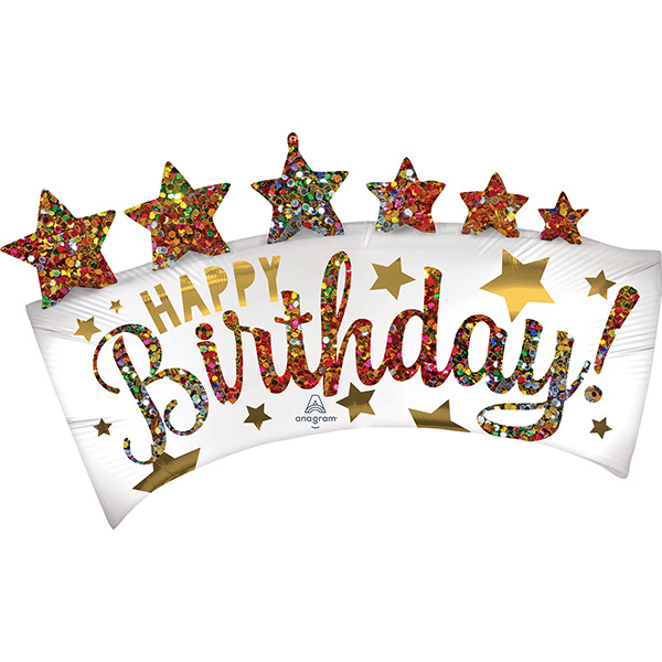 4181001
Supershape Happy Birthday Glitter Banner