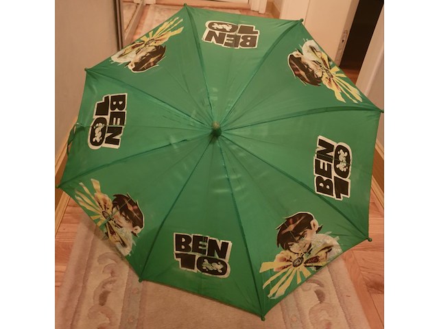 Ben 10 - zeleni KIŠOBRAN za dečake