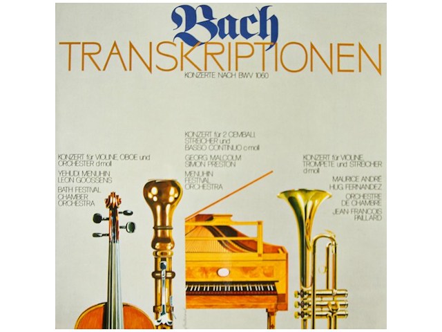 BACH - Transkriptionen..Konzerte Nach BWV 1060