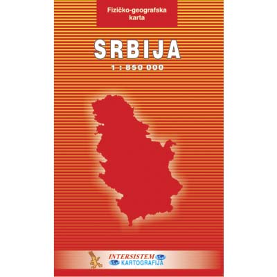 Fizičko-geografska karta SRBIJA 1:850000, Intersistem